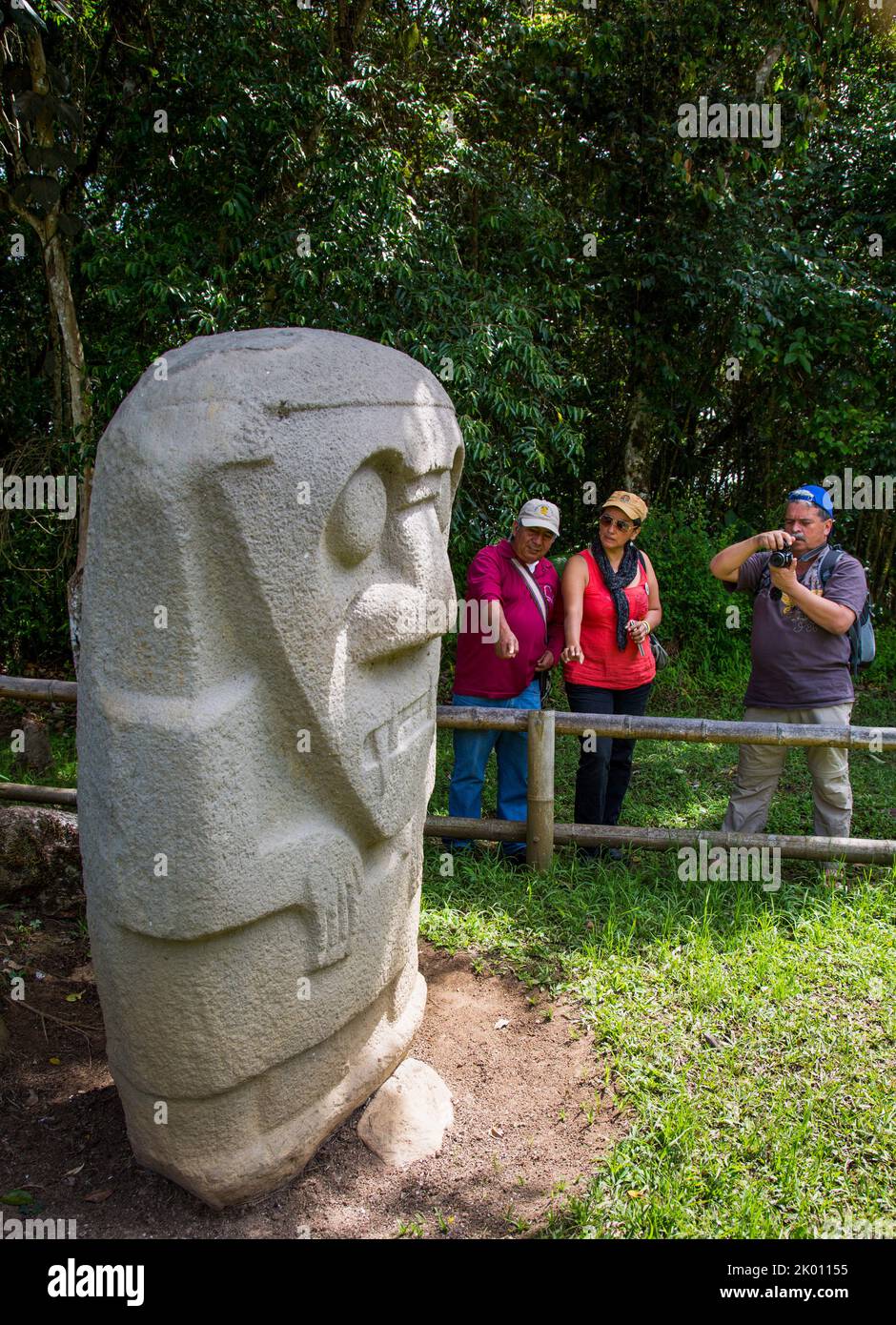 Colombia, San Agustin, Parque Arqueologico de San Agustin o il Parco ...