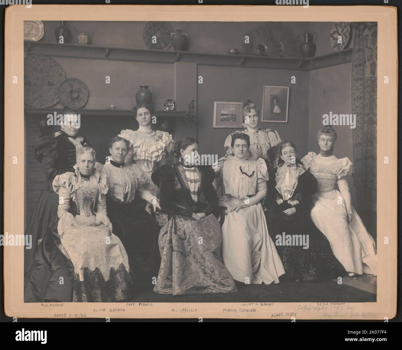 Ritratti di gruppo 1890 1900 gmgpc immagini e fotografie stock ad alta ...