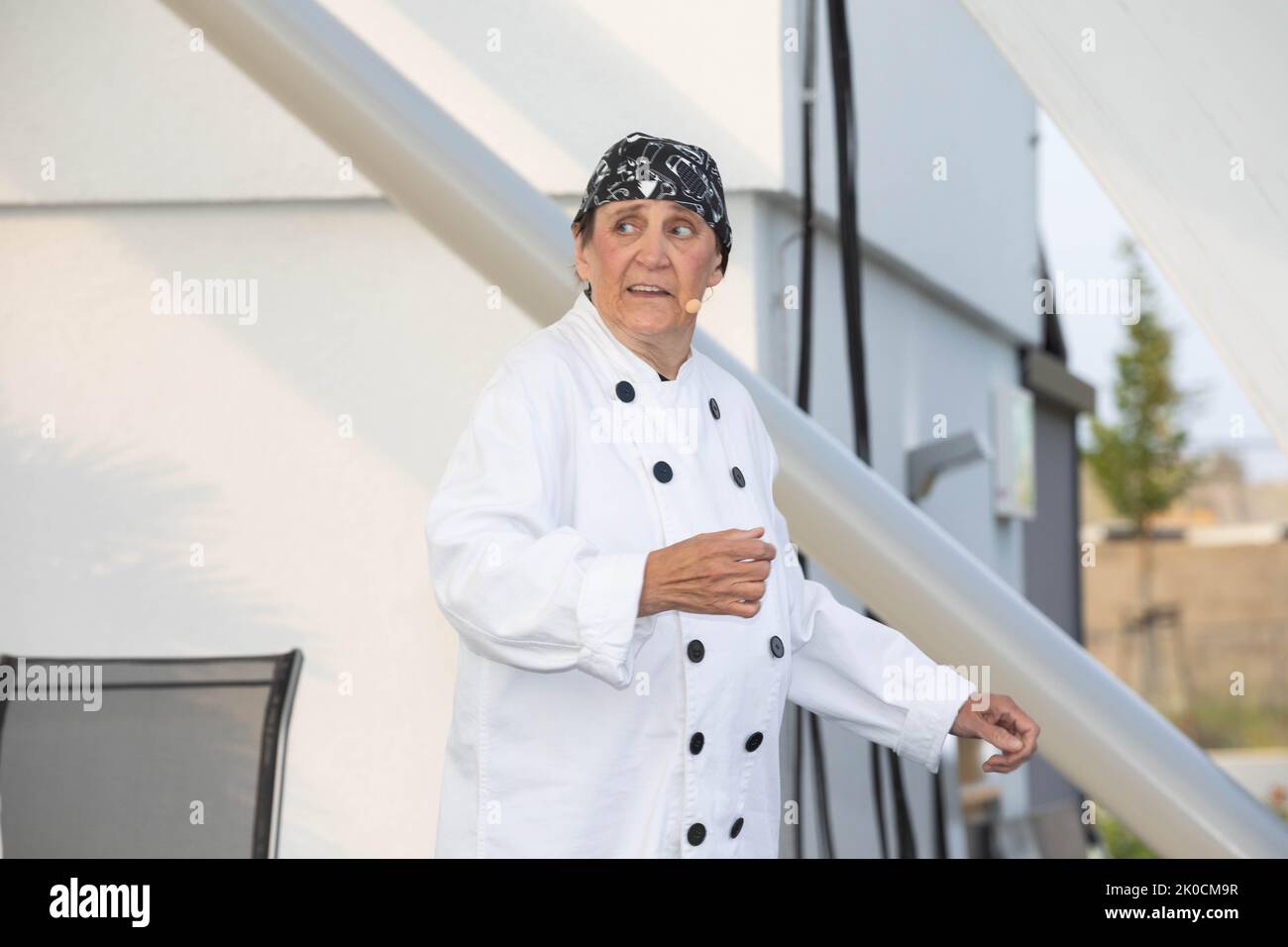 Dagmar Bartz bei der Fotoprobe zum Theaterstück 'Jedermann' auf der ...