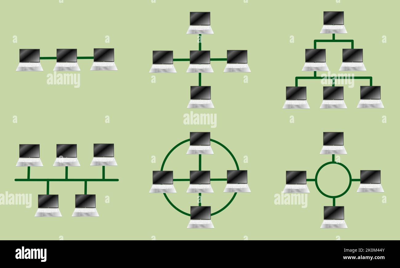 Albero topologia di rete immagini e fotografie stock ad alta ...