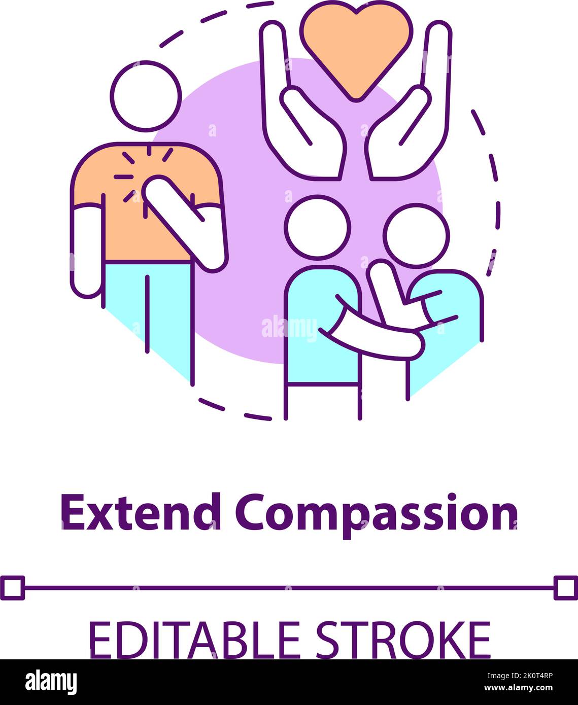 Compassione ed empatia Immagini Vettoriali Stock - Alamy