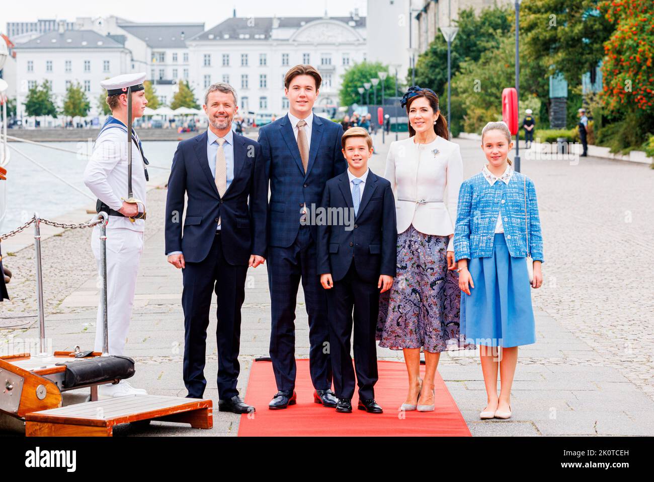 COPENAGHEN - Regina Margrethe, Principe ereditario Frederik ...