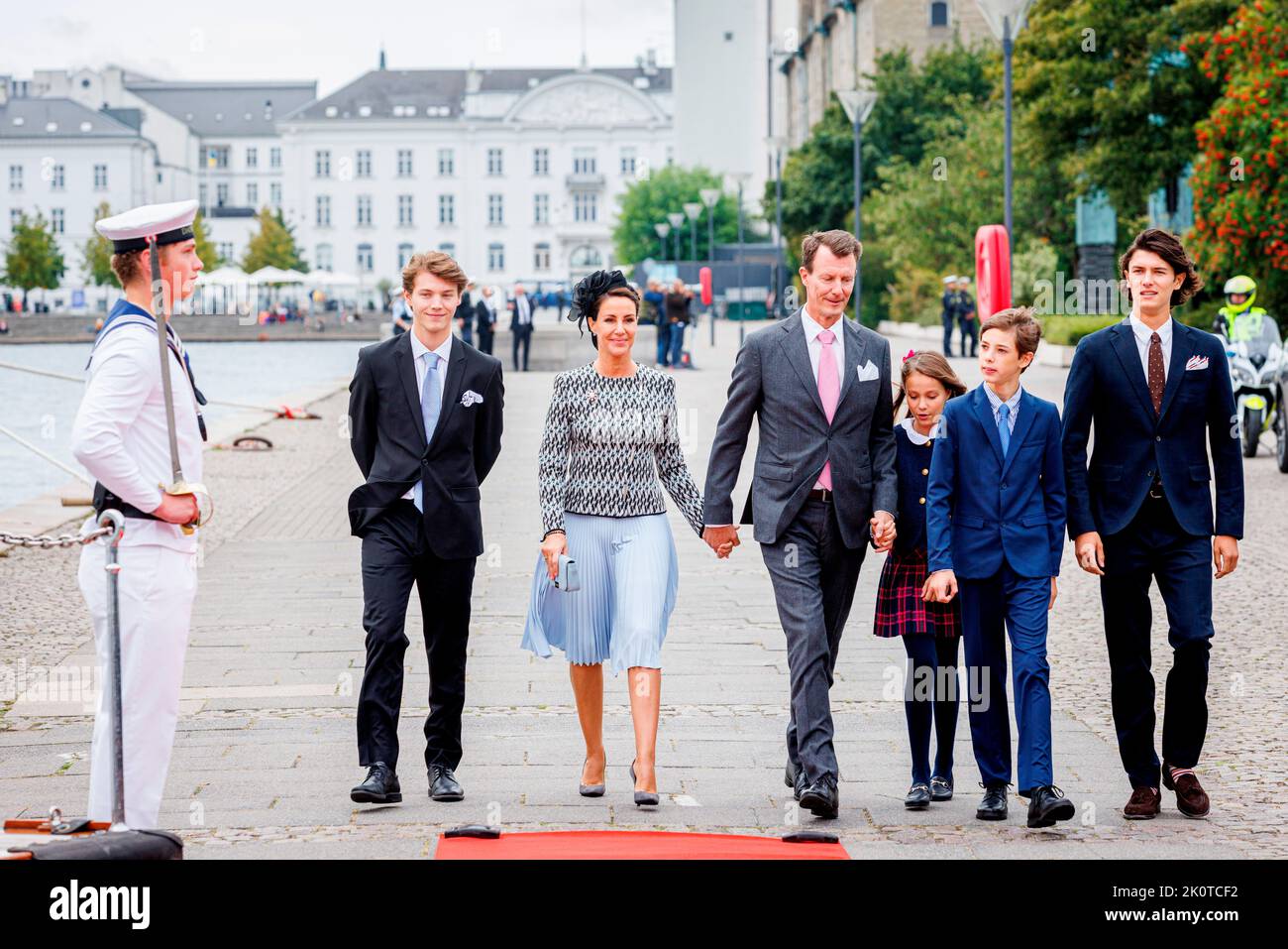 COPENAGHEN - Regina Margrethe, Principe ereditario Frederik ...