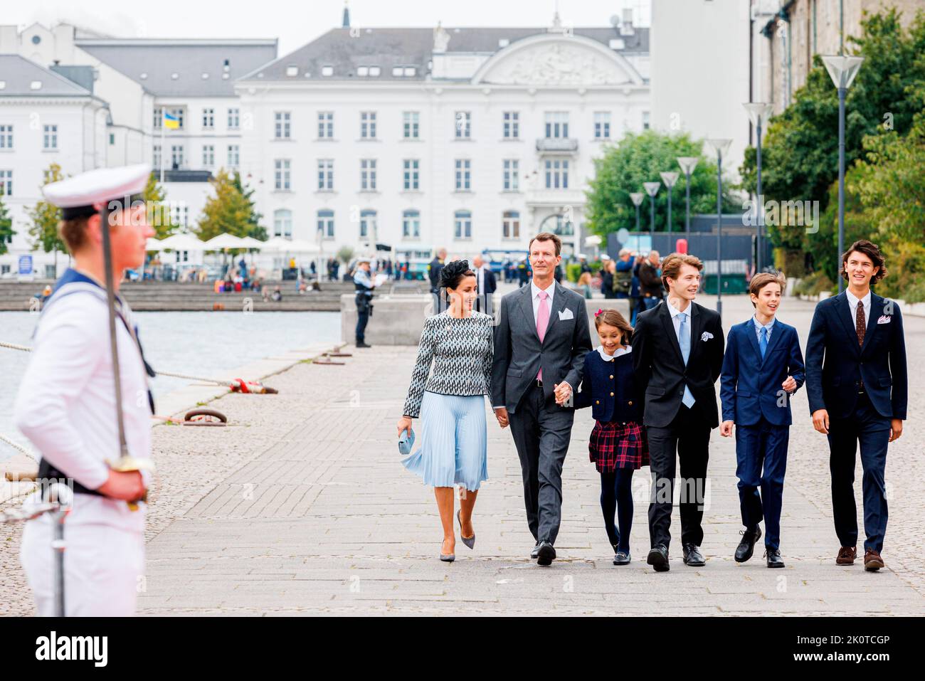 COPENAGHEN - Regina Margrethe, Principe ereditario Frederik ...