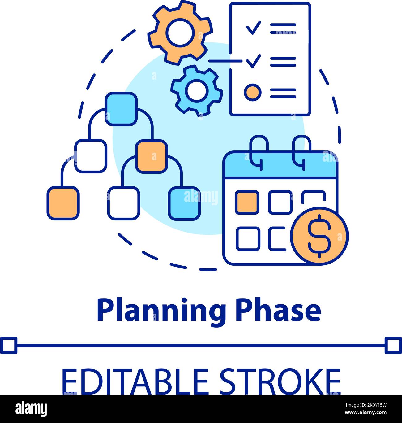 Fase de planificación Immagini Vettoriali Stock - Alamy