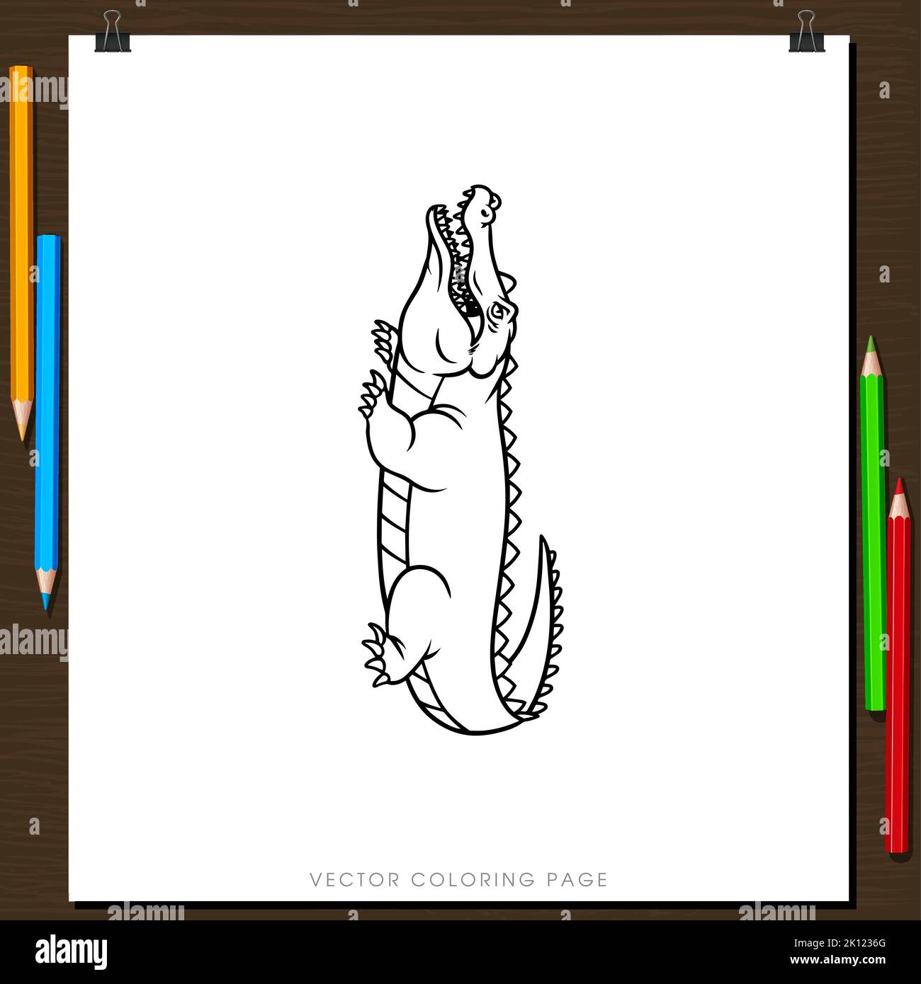 Disegno del coccodrillo immagini e fotografie stock ad alta risoluzione ...