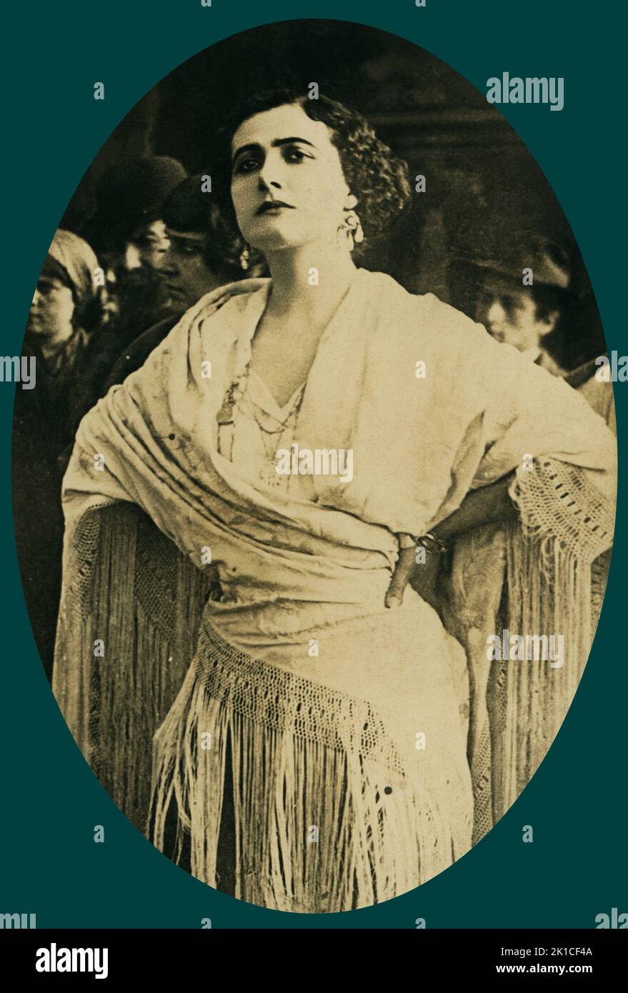 Francesca Bertini (1892-1985), actriz de cine mudo italiana Foto stock ...
