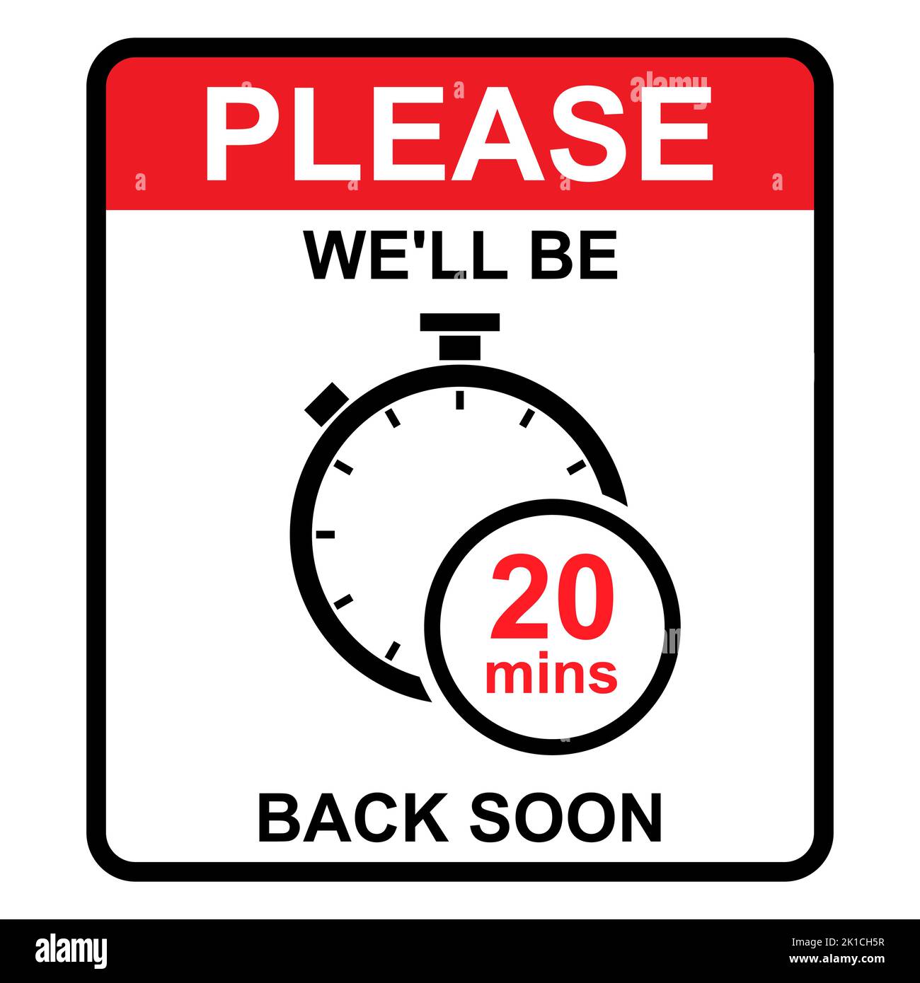 Gara di 20 minuti Immagini Vettoriali Stock - Alamy