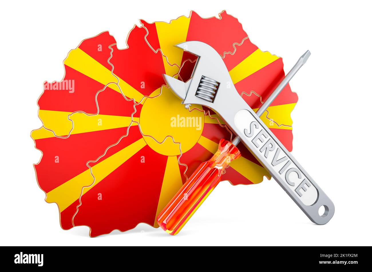 Mappa della bandiera macedone macedonia immagini e fotografie stock ad ...