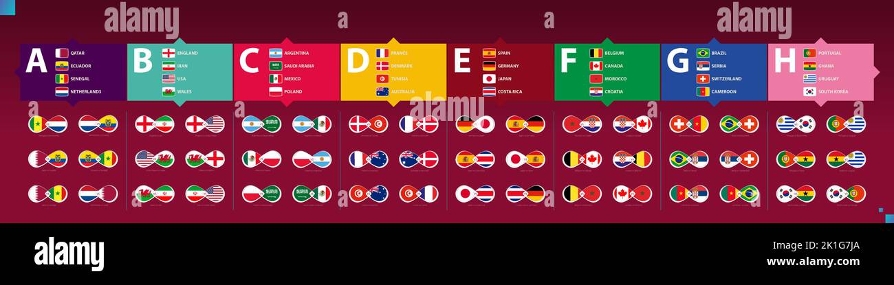 Danemark contre espagne Immagini Vettoriali Stock - Alamy