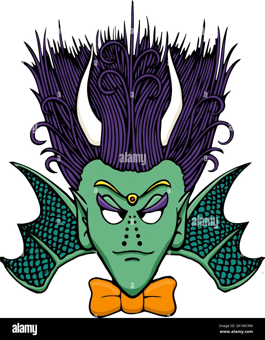 Monster face cartoon immagini e fotografie stock ad alta risoluzione ...