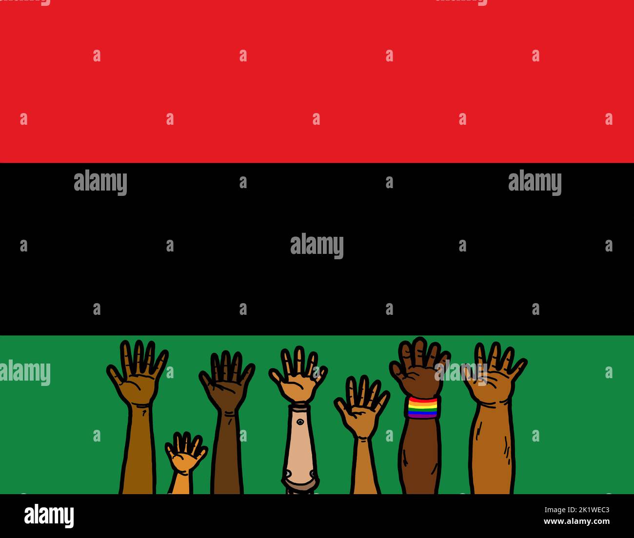 Bandiera nera di liberazione immagini e fotografie stock ad alta ...