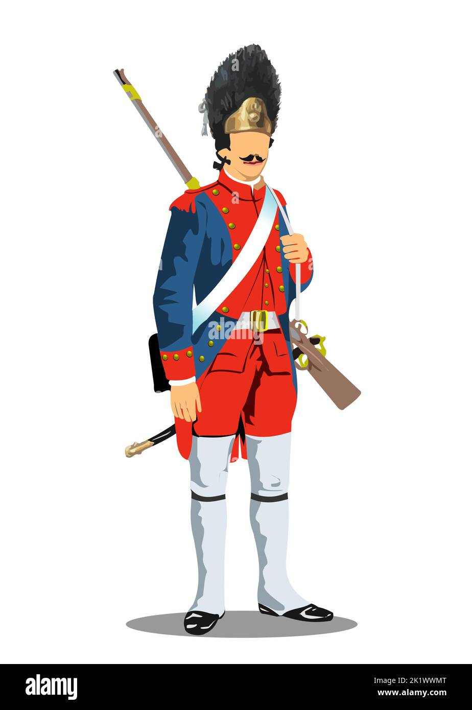 Soldato francese Immagini Vettoriali Stock - Alamy