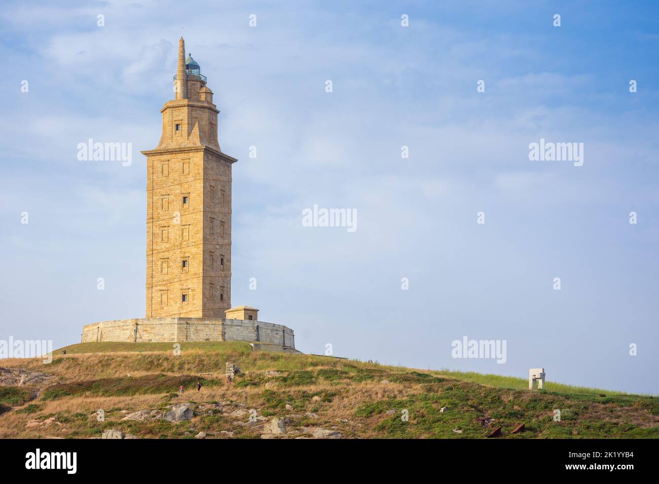 Torre di Ercole, la quasi 1900 anni e riabilitato nel 1791, 55 metri di ...