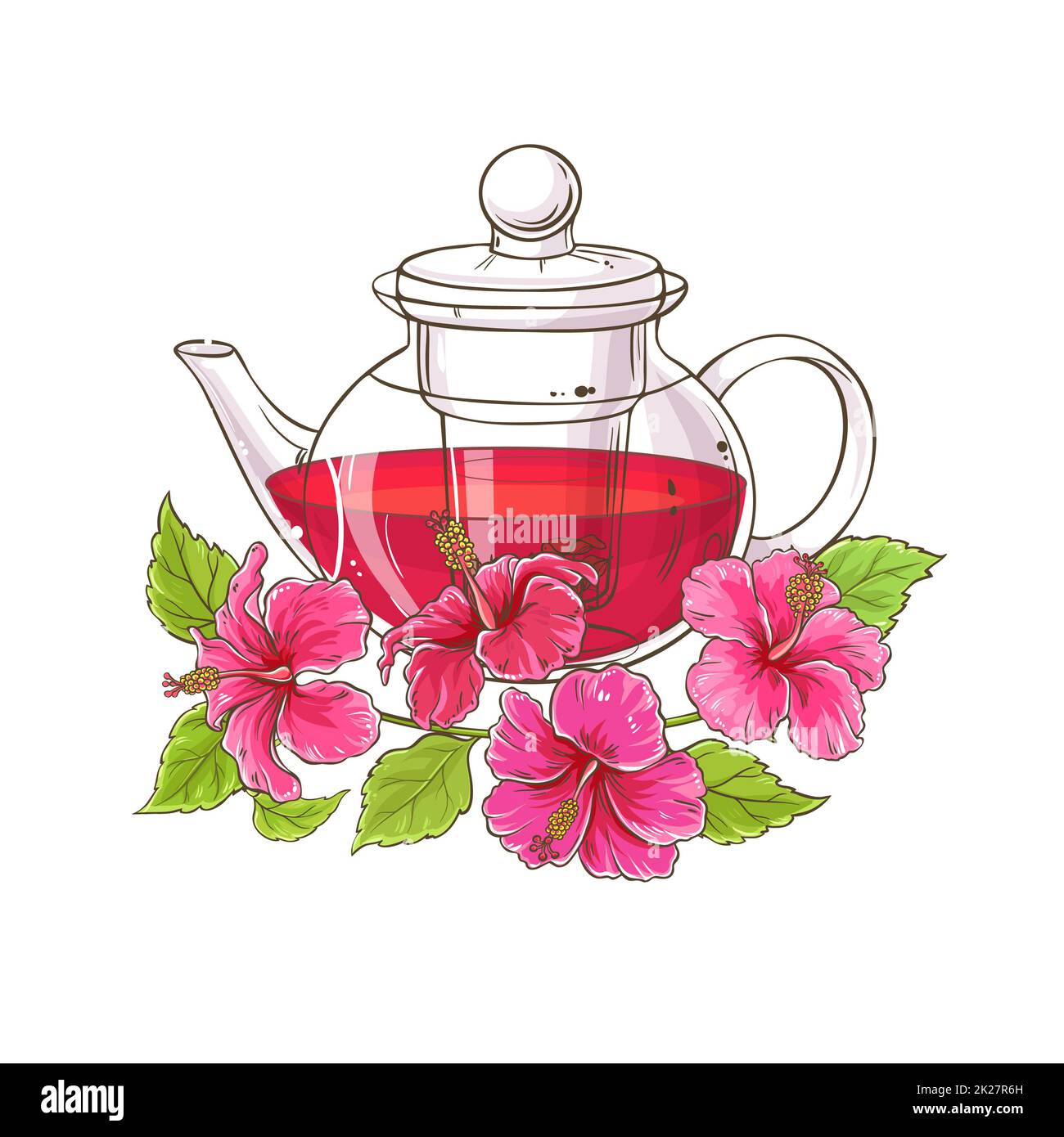 Hibiscus tea immagini e fotografie stock ad alta risoluzione - Alamy