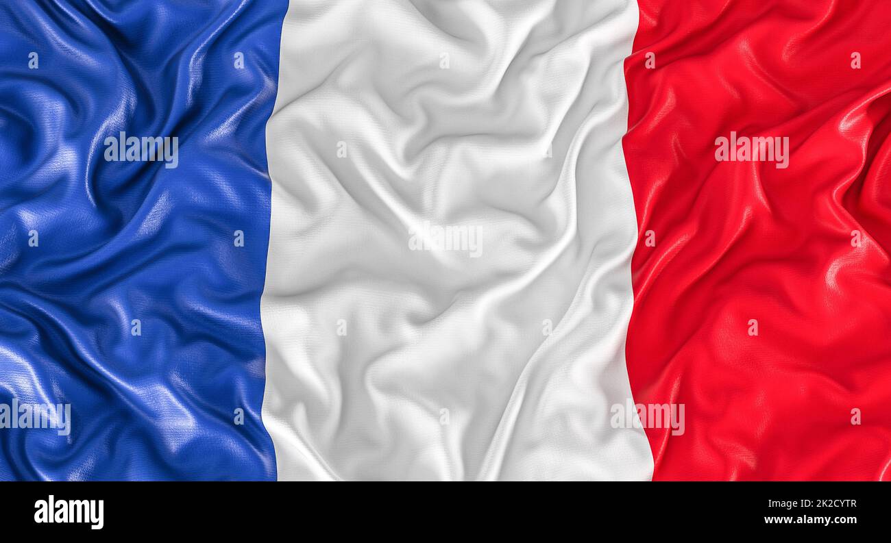 Bandiera francese ondulata immagini e fotografie stock ad alta ...