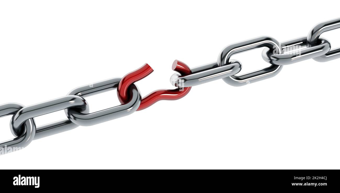 Catena spezzata immagini e fotografie stock ad alta risoluzione - Alamy