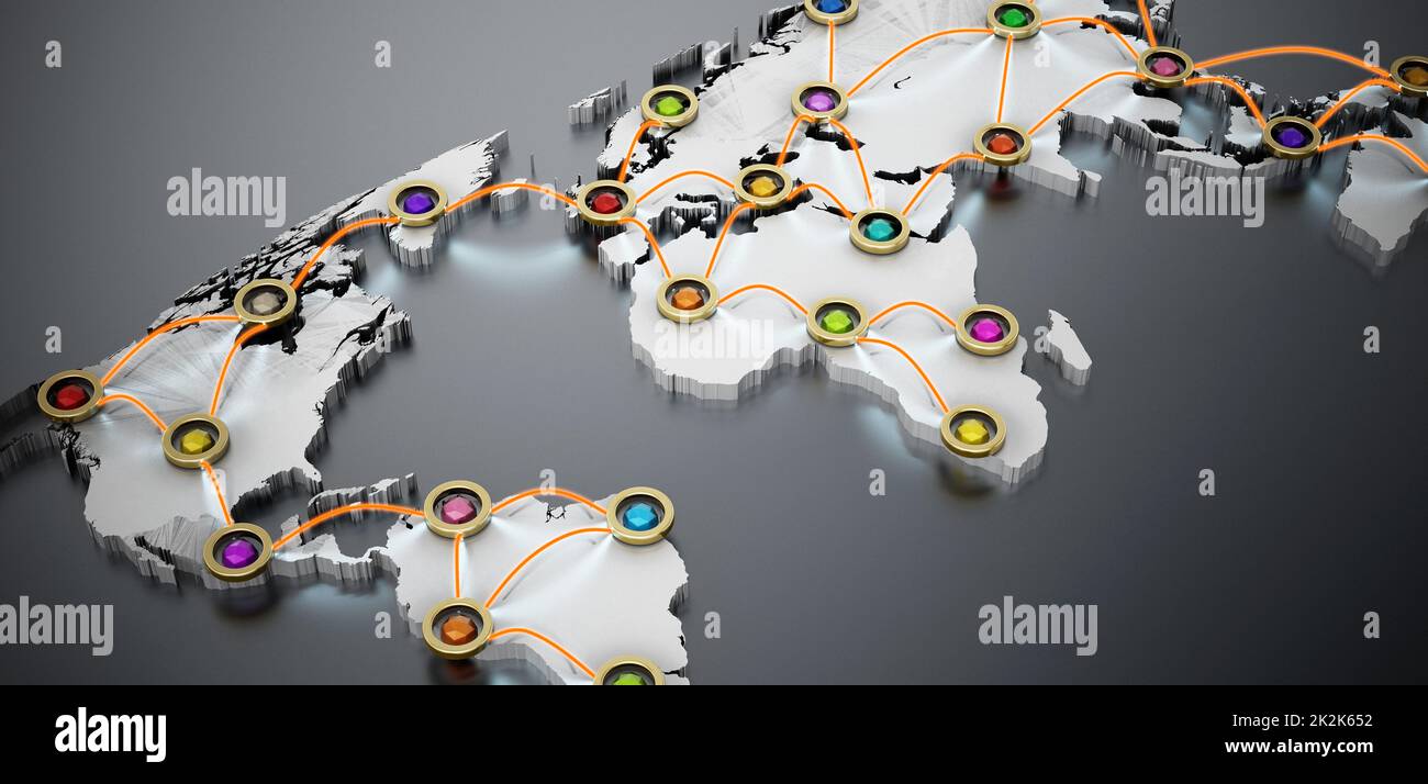Sfondo di internet con la mappa del mondo immagini e fotografie stock ...