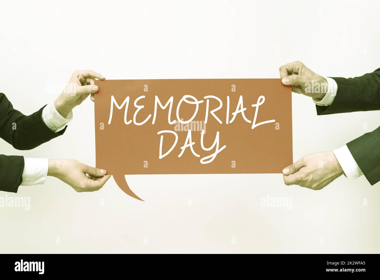 Ispirazione che mostra il cartello Memorial Day. Foto concettuale per ...