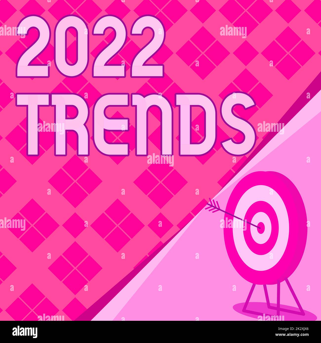 Segno che visualizza i trend 2022. Concetto che significa cose che sono ... Segno che visualizza i trend 2022. Concetto che significa cose che sono ...