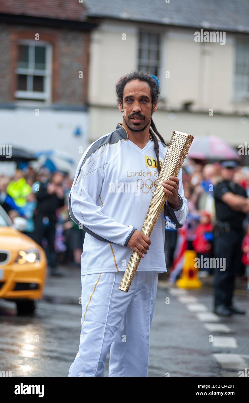 Fiaccola olimpica di wallingford immagini e fotografie stock ad alta ...