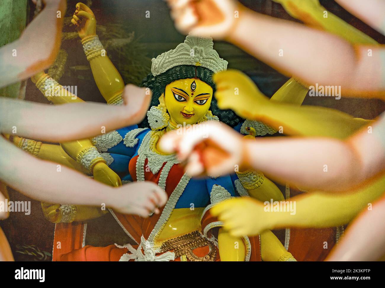 Chittagong, Bangladesh. 19th Set, 2022. Durga puja, il festival del Bengala è uno dei più ...