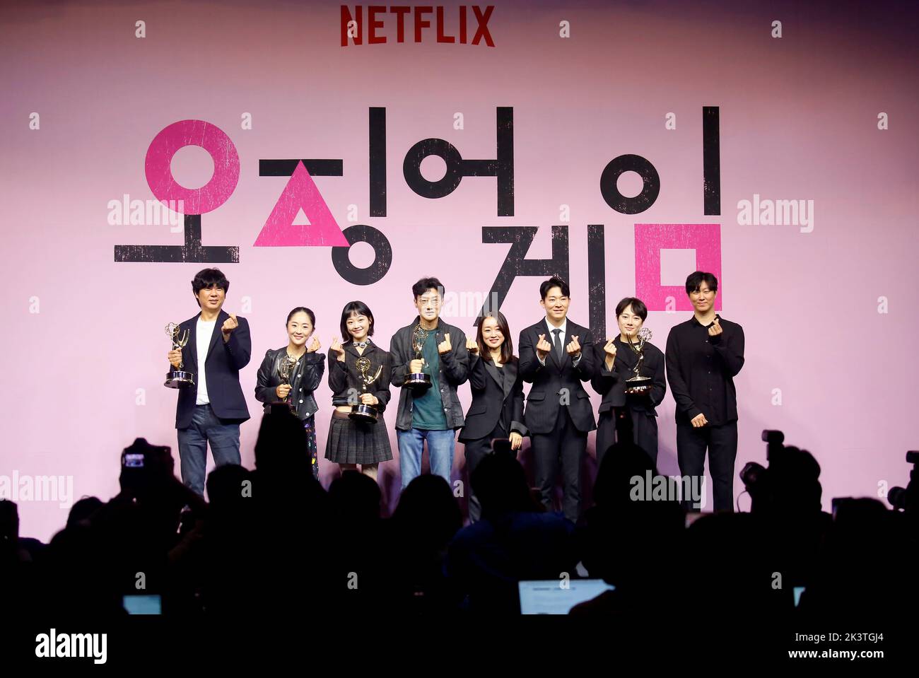 (L-R) Cheong Jai-Hoon, Chae KYoung-Sun, Lee Yoo-mi, Hwang Dong-Hyuk ...