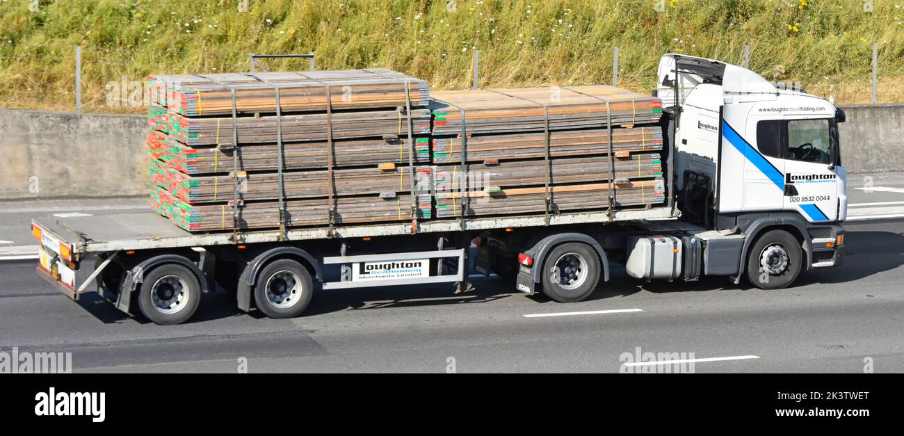 Rimorchio articolato pianale immagini e fotografie stock ad alta ...