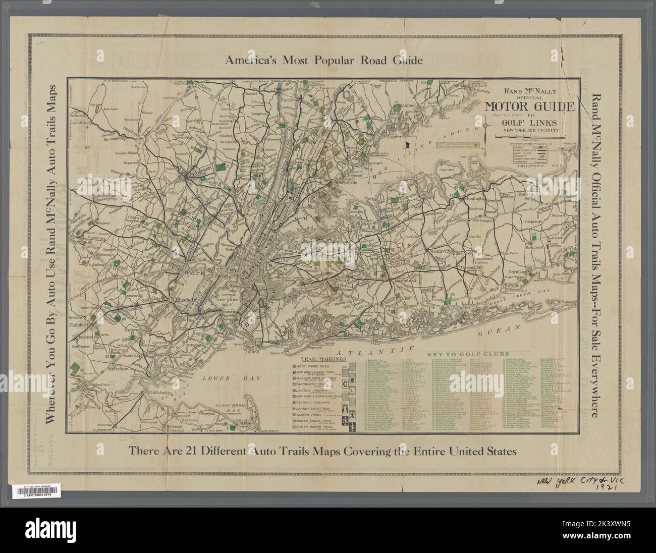 Guida ufficiale ai campi da golf, New York City e dintorni, con parti ...