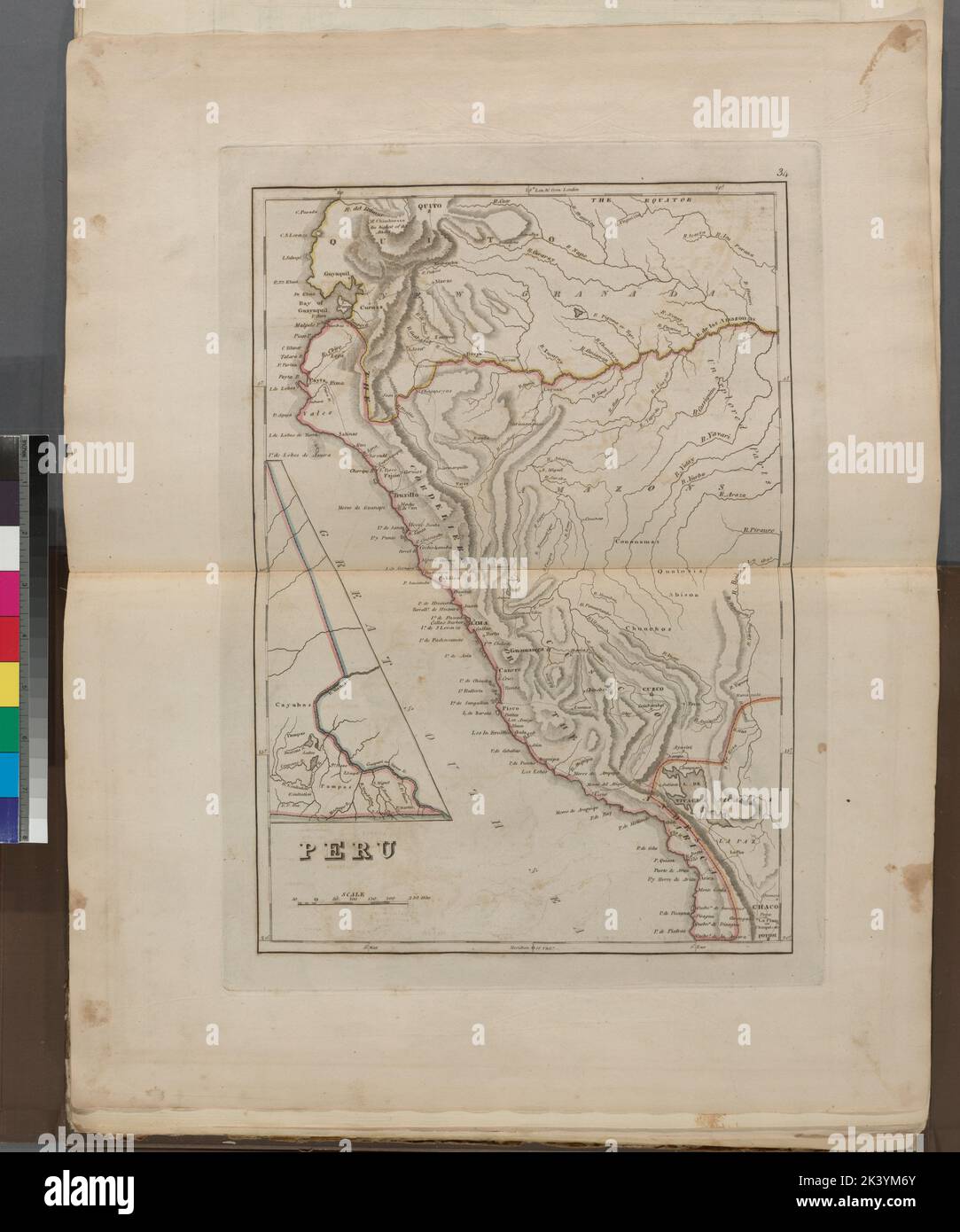 Mapa de peru regiones immagini e fotografie stock ad alta risoluzione ...
