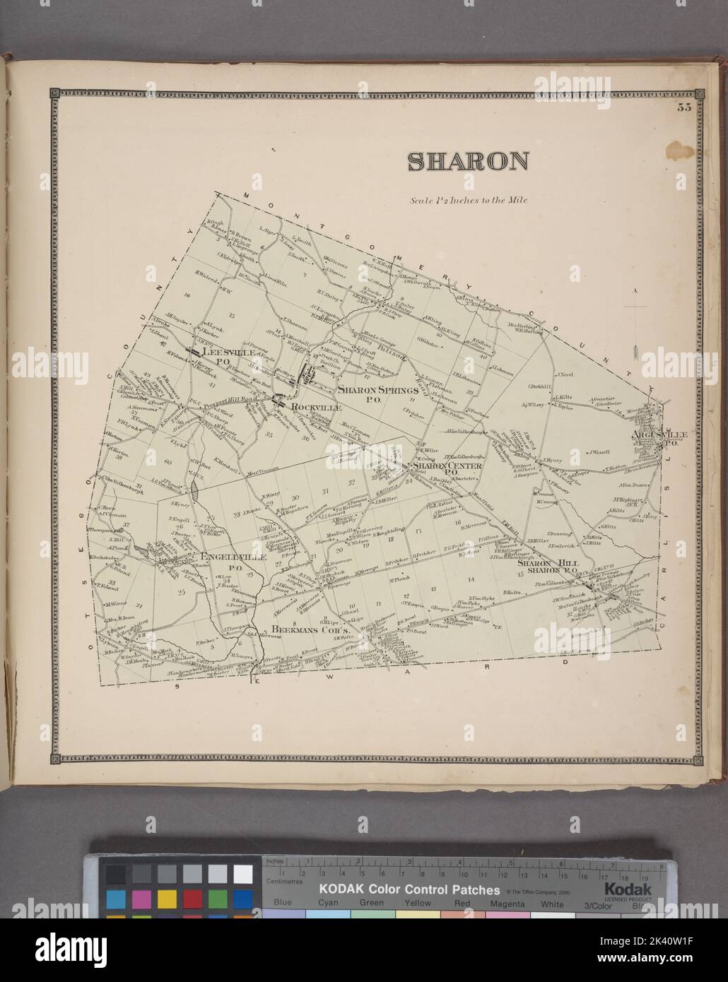 Mappa di schoharie new york immagini e fotografie stock ad alta ...