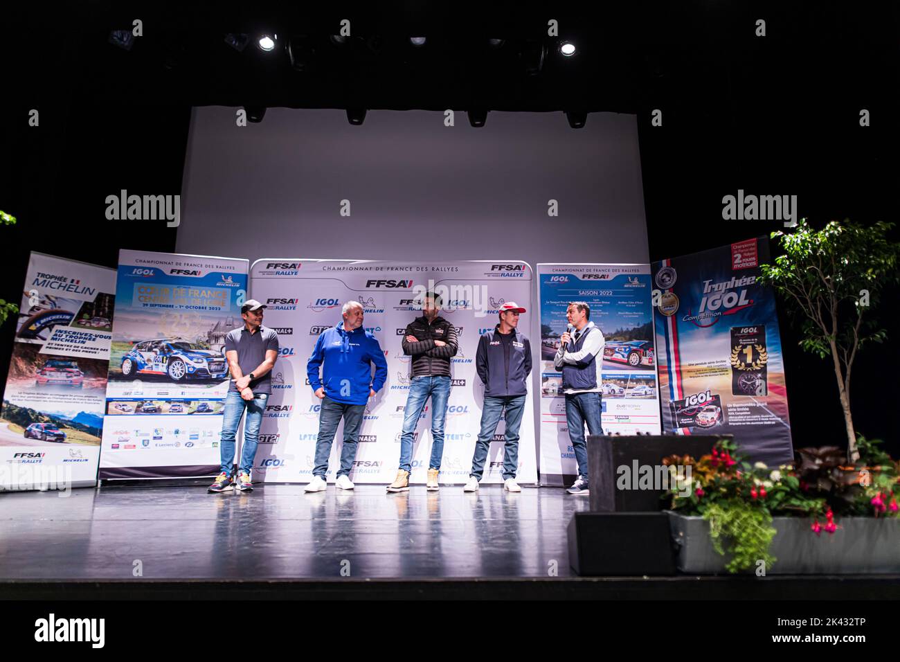 Vendôme, Francia - 29/09/2022, CUOQ Jean-Marie, VALLON Eric, Citroën C4 ...