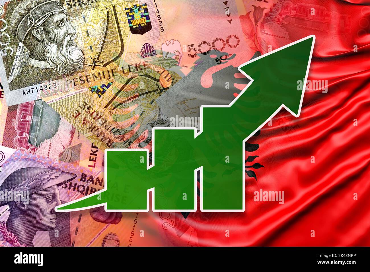 Bandiera albania immagini e fotografie stock ad alta risoluzione - Alamy