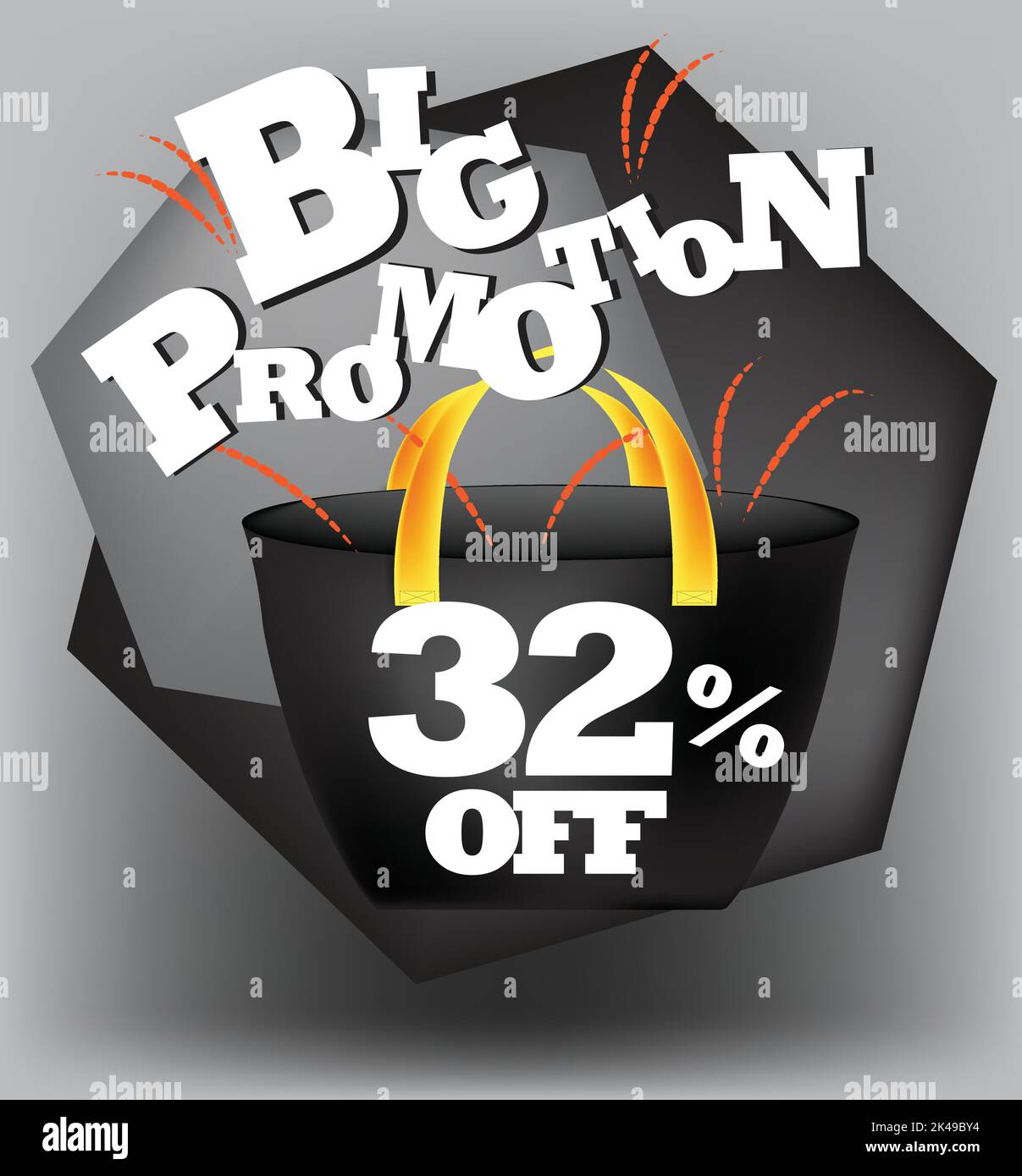 Banner del negozio per lo sconto del poster immagini e fotografie stock ...