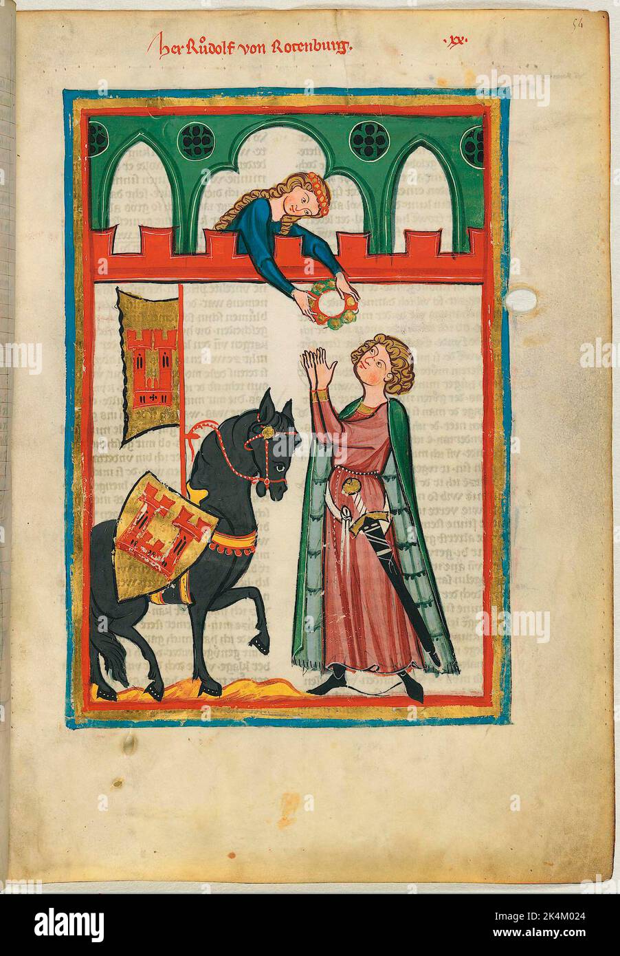 Il 'Codex Manesse', conosciuto anche come il 'Great Heidelberg Book of ...