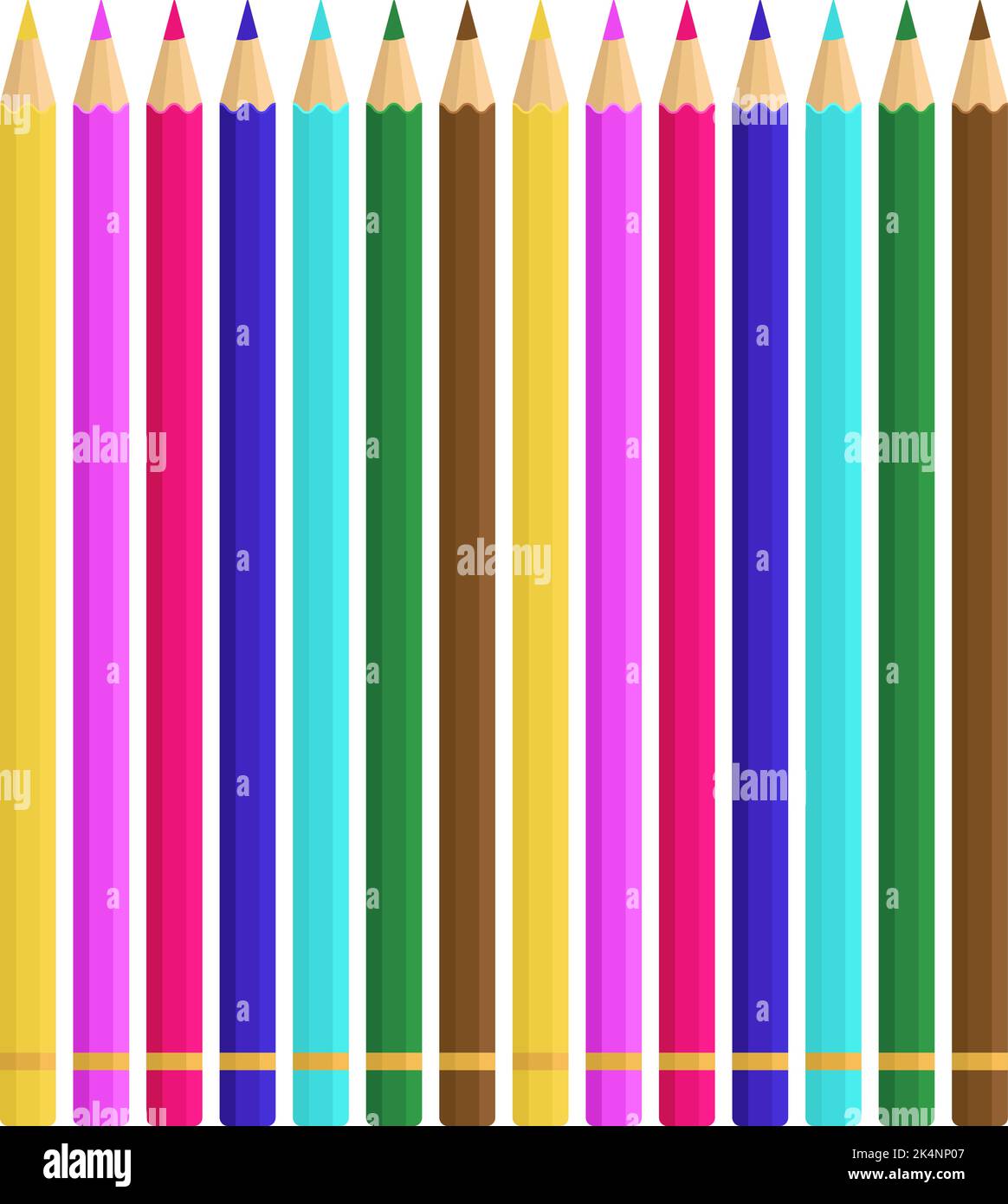 Matite da colorare Immagini Vettoriali Stock - Alamy