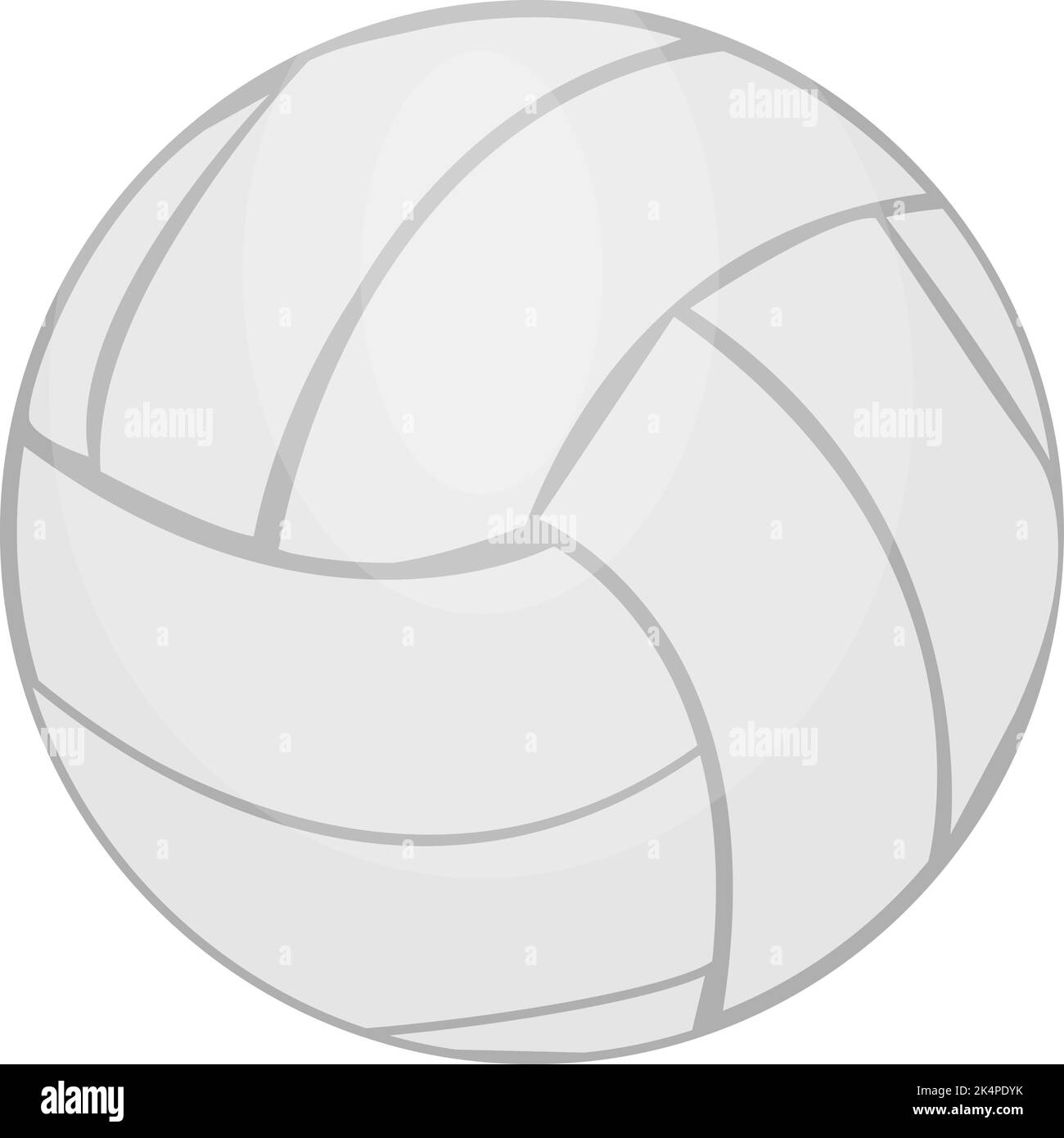 Palla da pallavolo su sfondo bianco immagini e fotografie stock ad alta ...