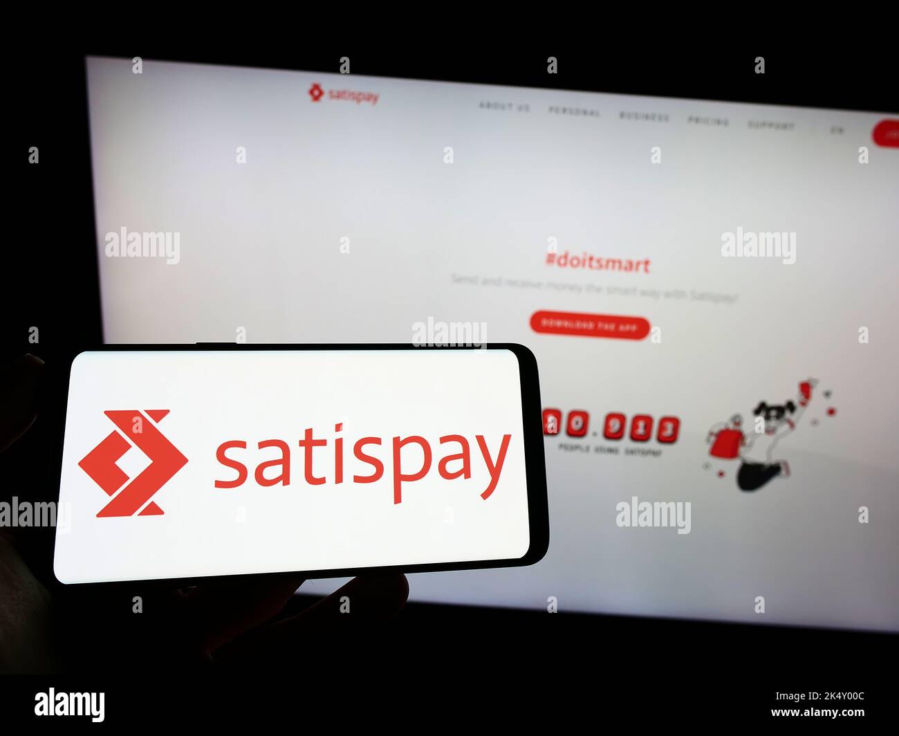 Logo satispay immagini e fotografie stock ad alta risoluzione - Alamy