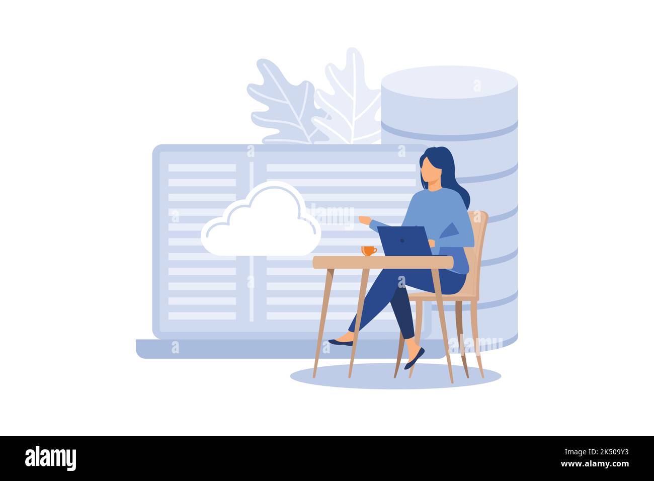 Software di codifica database codice vettoriale dati Immagini senza ...