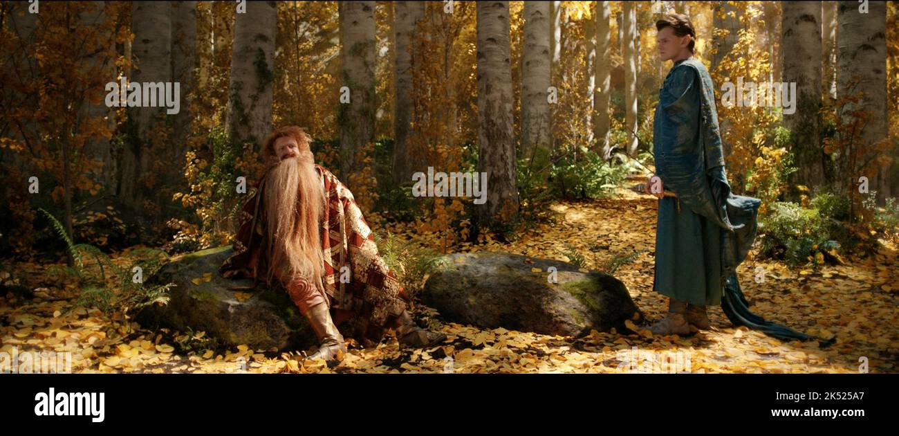 Los Angeles.CA.USA. Owain Arthur, Robert Aramayo, In una scena in (C ...