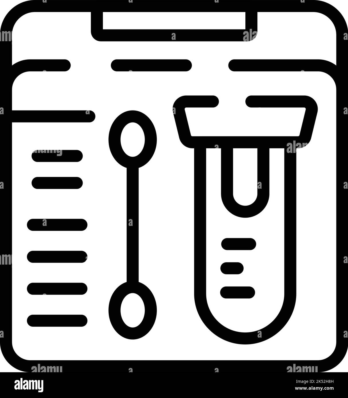 Test rapido dell'antigene covid19 Immagini Vettoriali Stock - Alamy