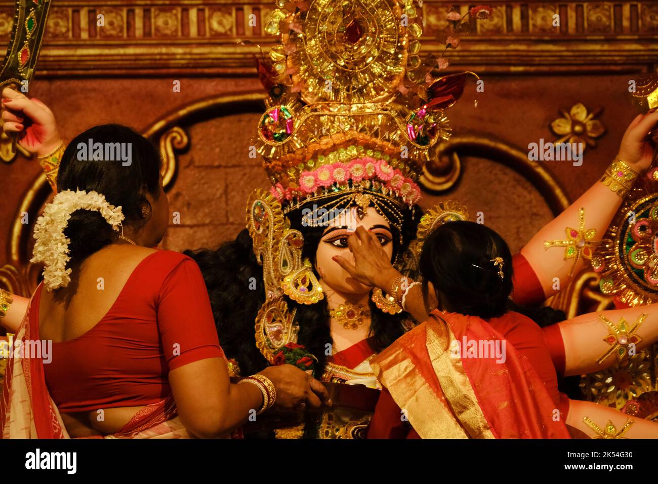 Pune, India 10th ottobre 2022, Durga Puja è uno dei festival più famosi ...