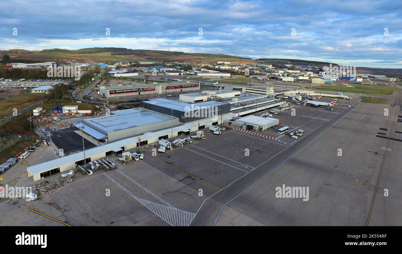 Edificio del terminal dell'aeroporto di aberdeen immagini e fotografie ...