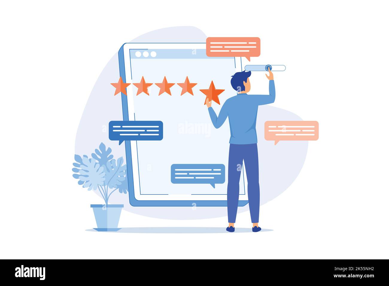 Visitor experience Immagini Vettoriali Stock - Alamy