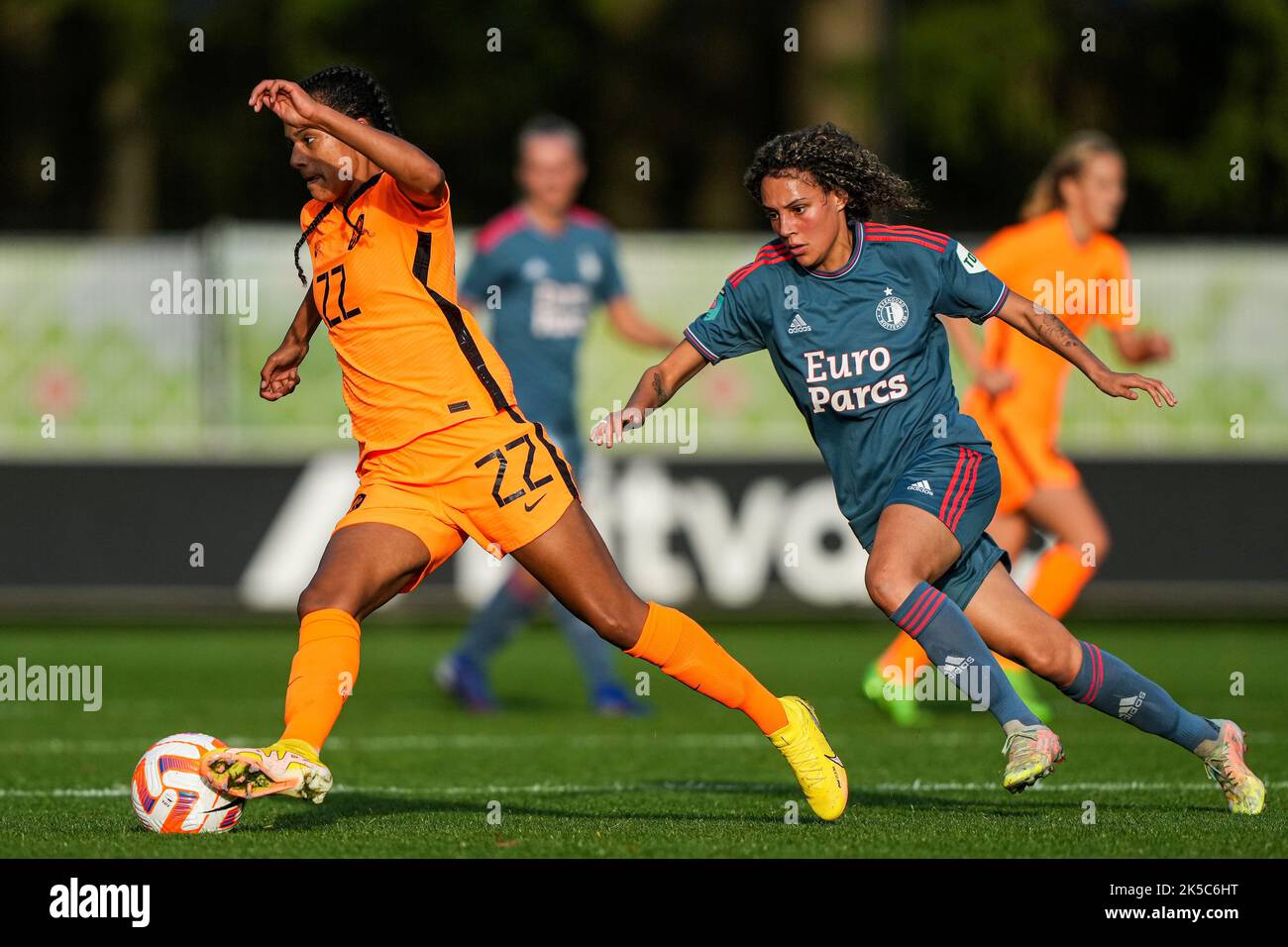 Zeist - Esmee Brugts of Holland Women, Zoi van de Ven di Feyenoord V1 ...