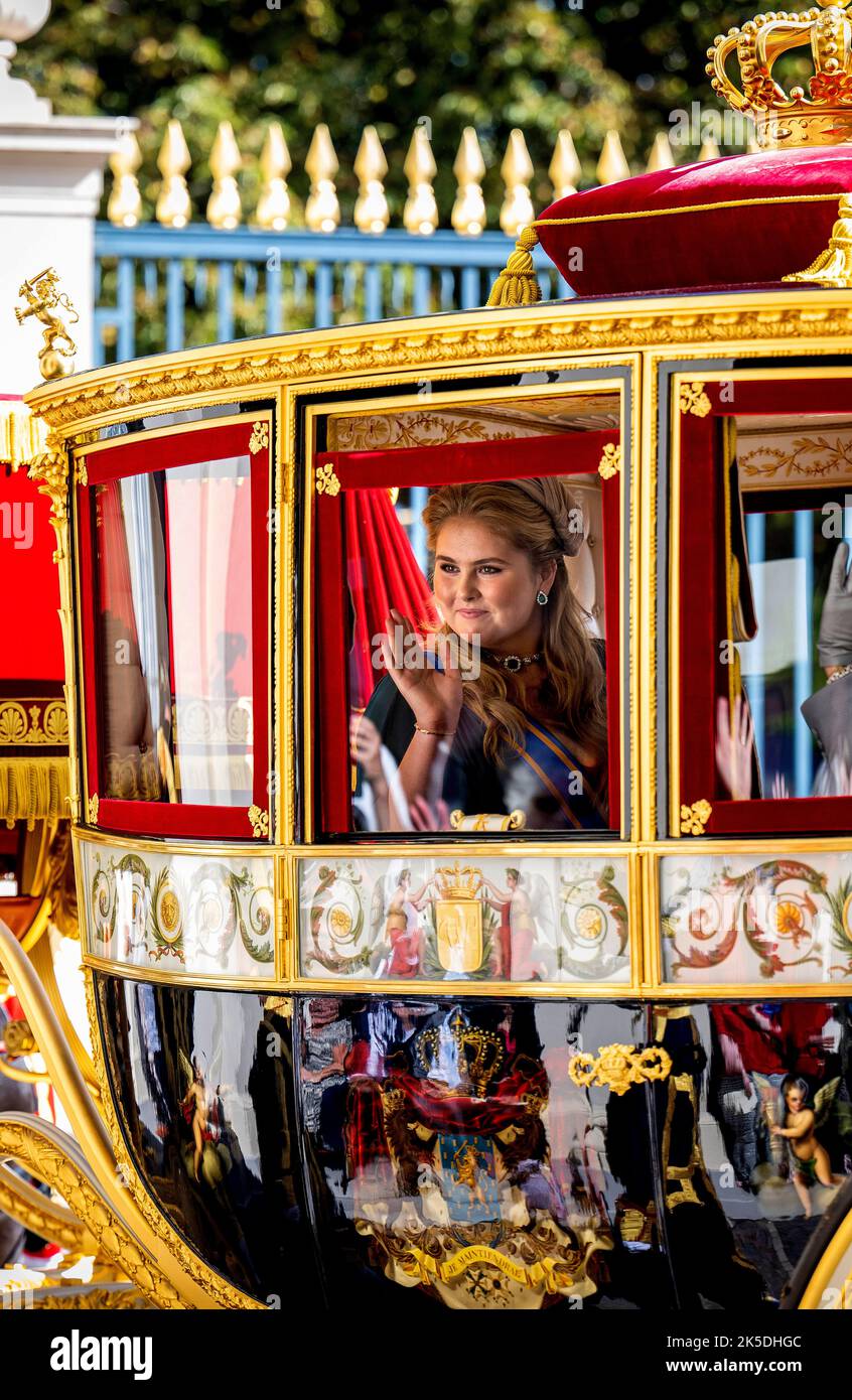 20-09-2022 Troonrede Regina Maxima e re Willem-Alexander e Principessa ...