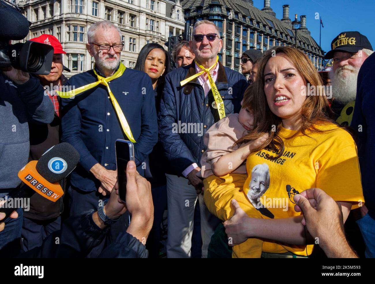 Stella morris moglie di julian assange immagini e fotografie stock ad ...