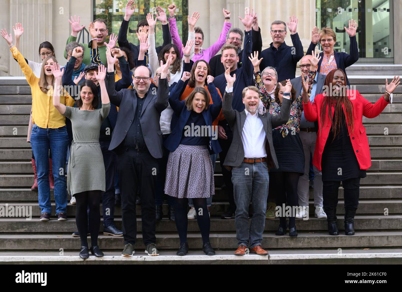 11 ottobre 2022, bassa Sassonia, Hannover: Il nuovo gruppo parlamentare ...