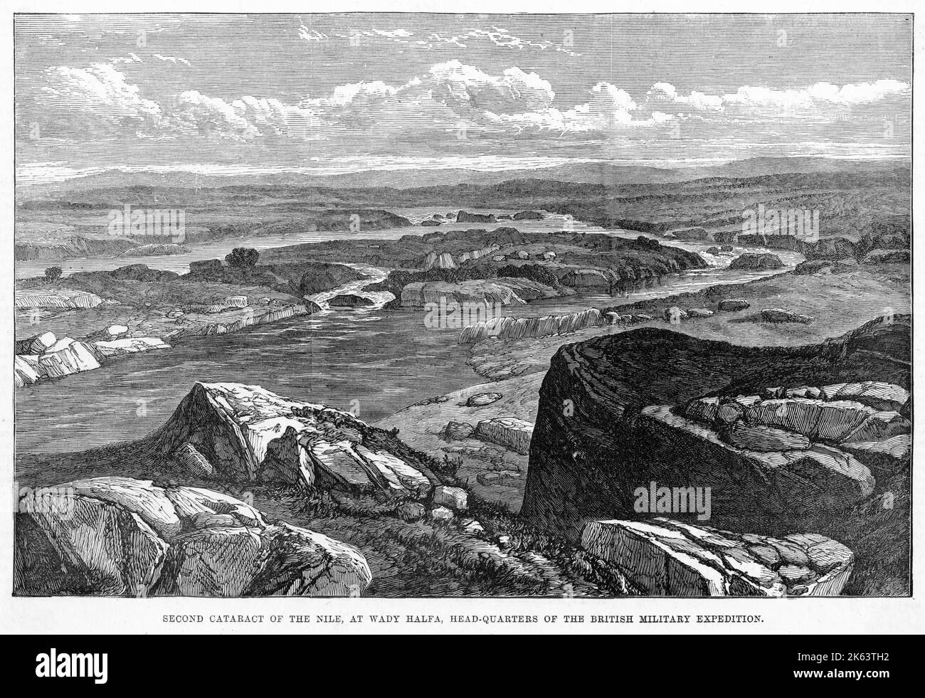 Seconda cataratta del nilo Foto e Immagini Stock in Bianco e Nero - Alamy