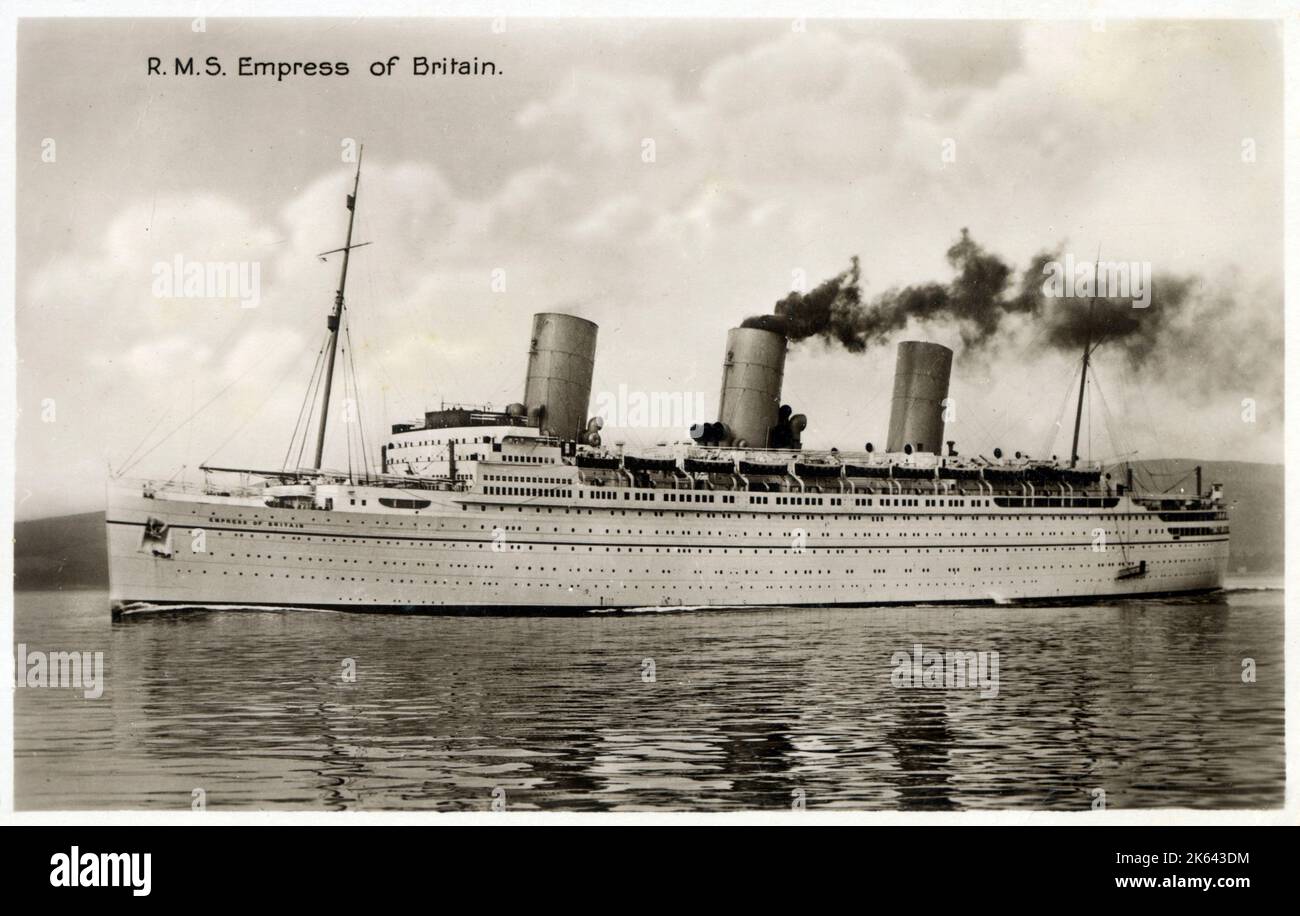 Rms empress of britain immagini e fotografie stock ad alta risoluzione ...